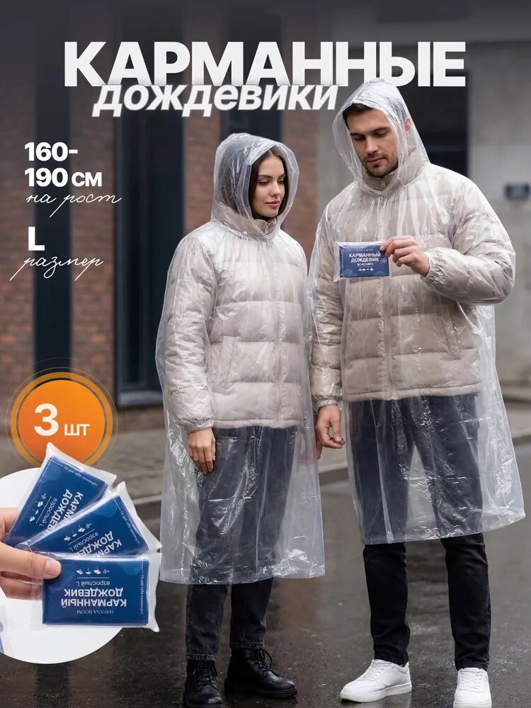 Дождевик карманный