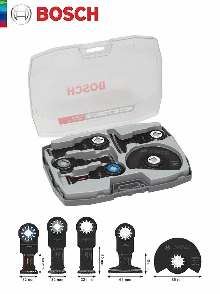 Насадка для реноватора Bosch StarLock 5 Шт для дерева/металла/пластика