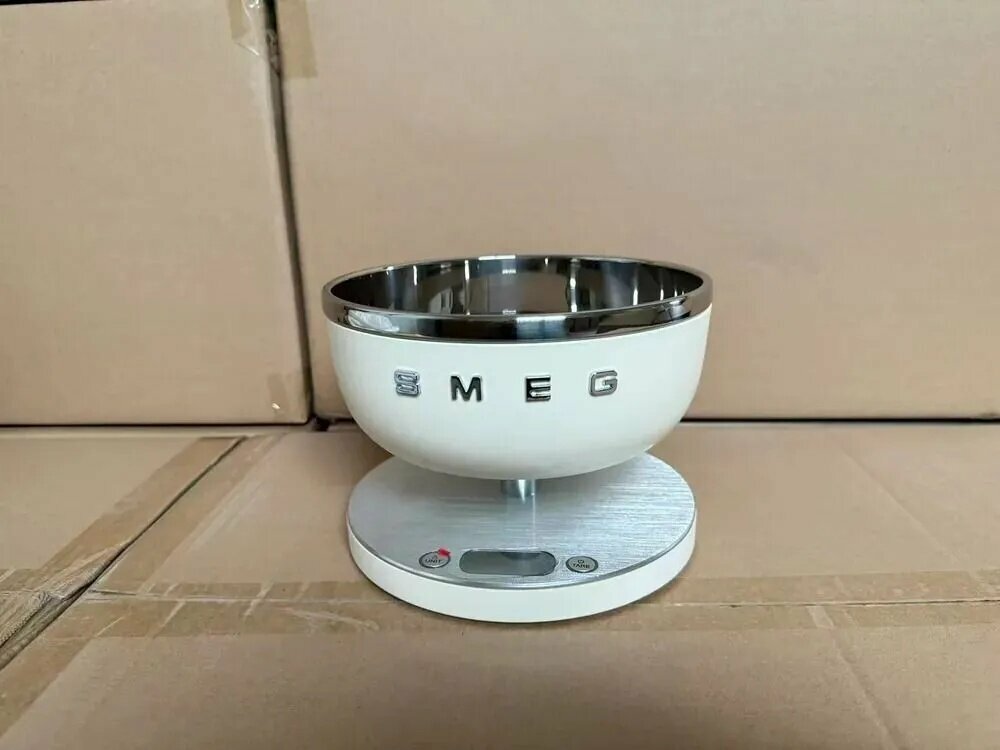 Smeg Механические кухонные весы, бежевый, слоновая кость