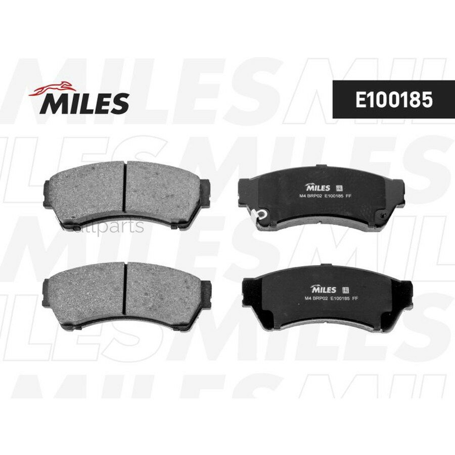MILES E100185 Колодки тормозные MAZDA 6 1.8-2.5 08- передние