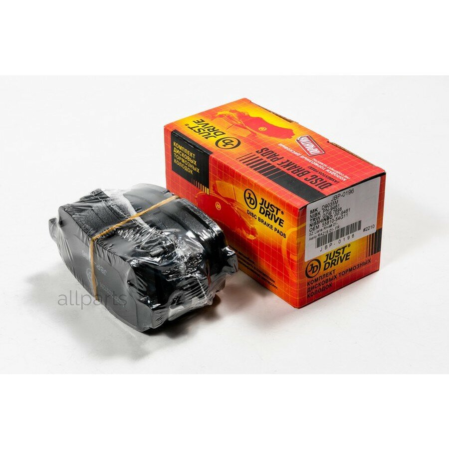 JUST DRIVE JBP0196 Колодки тормозные, передние D9035M