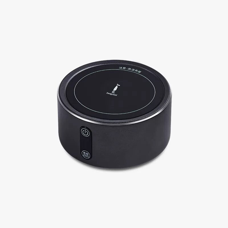 Мини-плита SwagGoat для кофеварки Мокка, микрокристаллический нагреватель, серый цвет, таймер, автоотключение