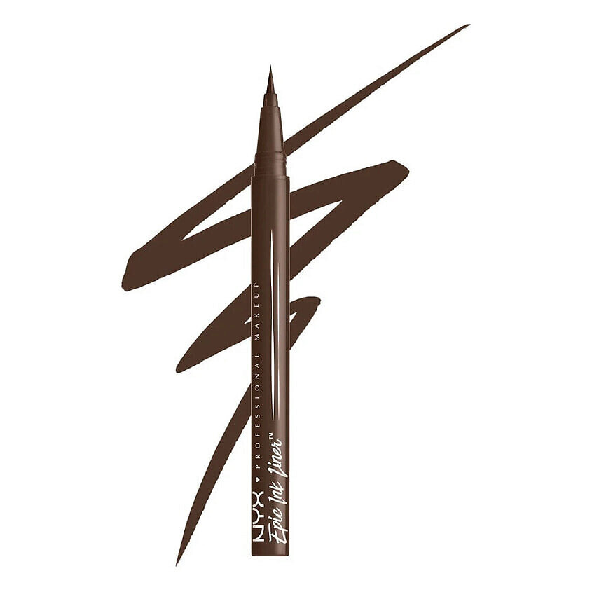 NYX PROFESSIONAL MAKEUP EPIC INK LINER Лайнер для глаз жидкий, оттенок 04 - MILK CHOCOLATE