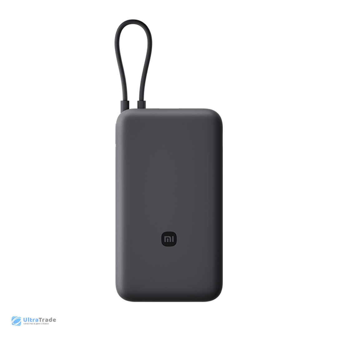 Внешний аккумулятор Xiaomi Power Bank Comes With Cable Fast Charging Version 20000 mAh 33W Dark Gray (PB2033)