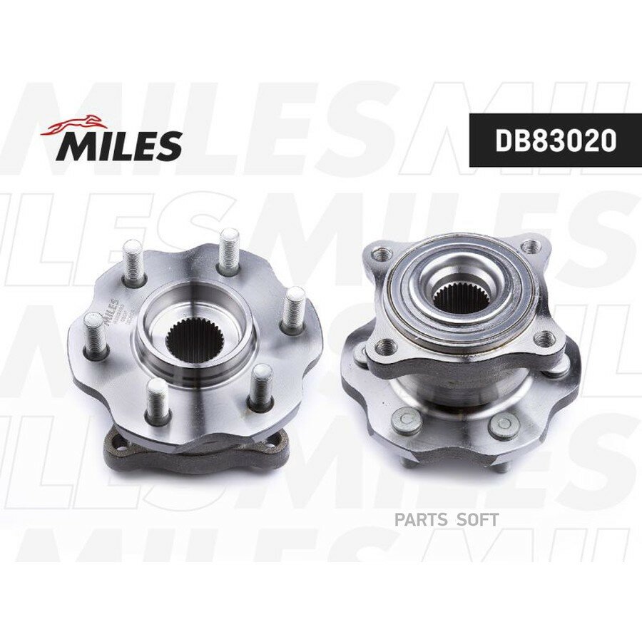 MILES DB83020 Ступица с подшипником задняя, NISSAN PATHFINDER/NAVARA 05-.
