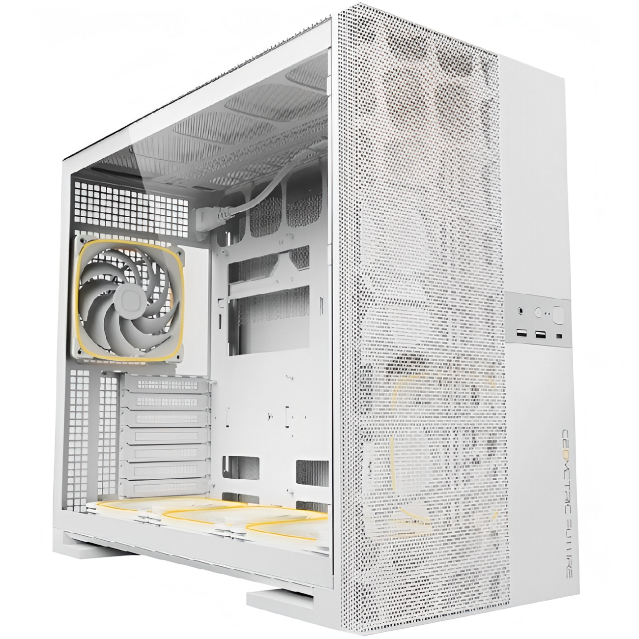 Корпус Midi-Tower Geometric Future Model 5 Vent, ARGB, E-ATX, белый (1AM5VTWT01100)