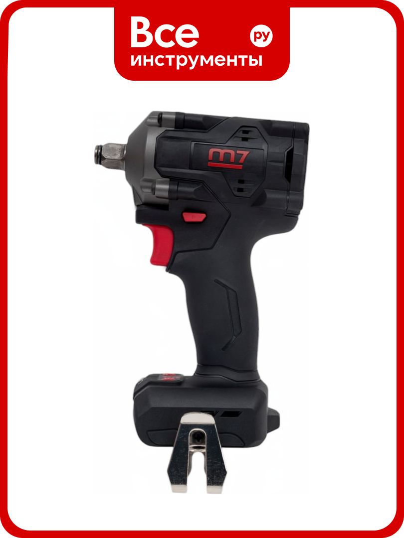 Гайковерт аккумуляторный ударный MIGHTY SEVEN 1/2", 900 Нм, 18 В, укороченный, без аккумулятора и ЗУ DW-404