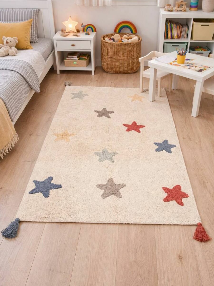 Хлопковый ковер Lillaland VINTAGE STARS 70*120