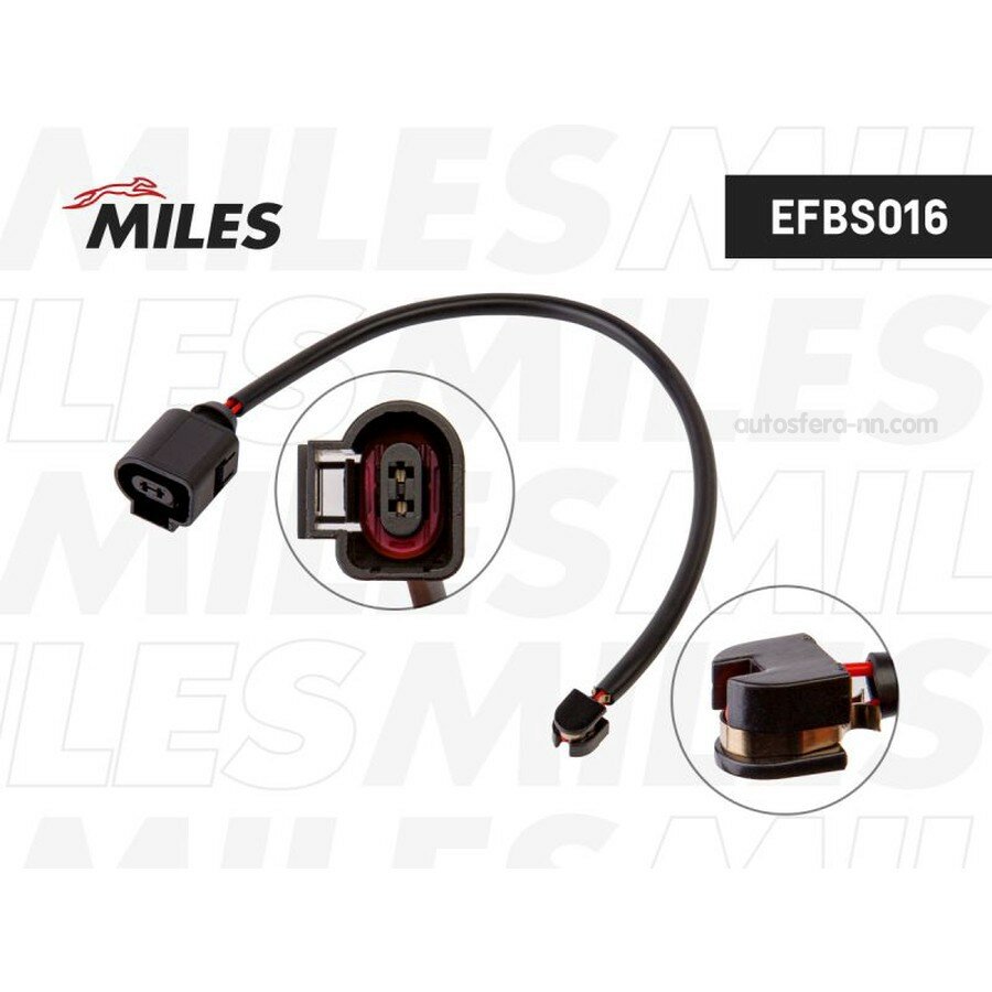 MILES EFBS016 Датчик износа торм. колодок VW TOUAREG 10- пер.
