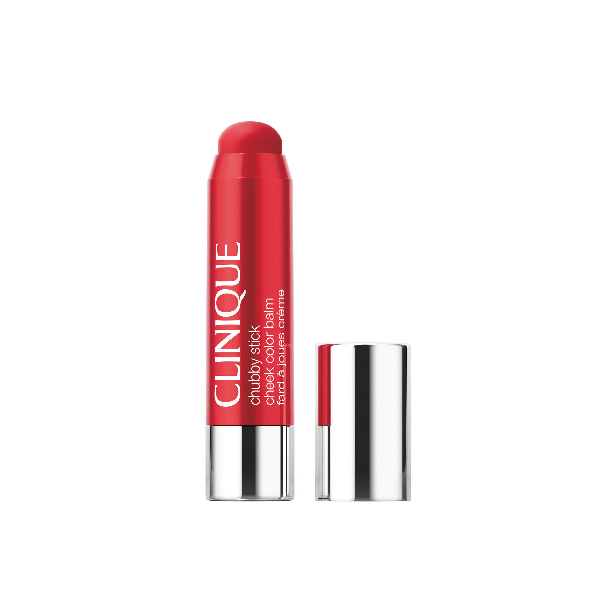 CLINIQUE Chubby Stick™ Cheek Color Balm Ramp’d Up Rouge Кремовые румяна в стике Ramp’d Up Rouge