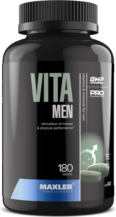 MAXLER Витаминно-минеральный комплекс для мужчин в таблетках 180 шт VitaMen 180 30ml