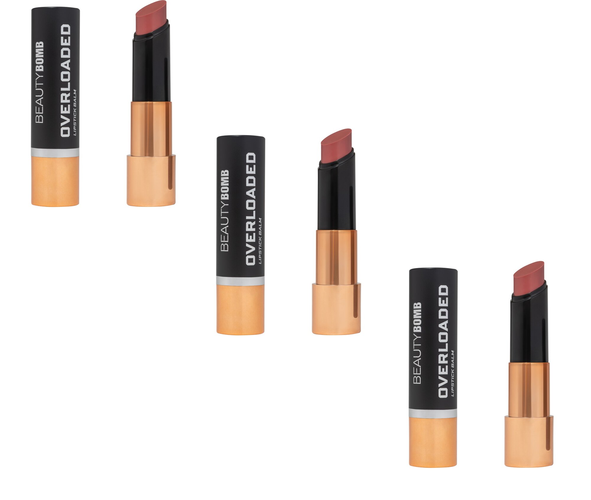 Помада-бальзам Beauty Bomb Lipstick balm «Overloaded» тон 02 3шт