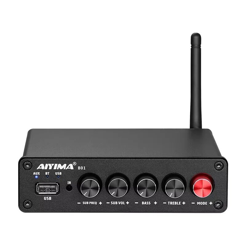 AIYIMA B01 Bluetooth Усилитель 2.1 50Вт x 2 + 100Вт only B01