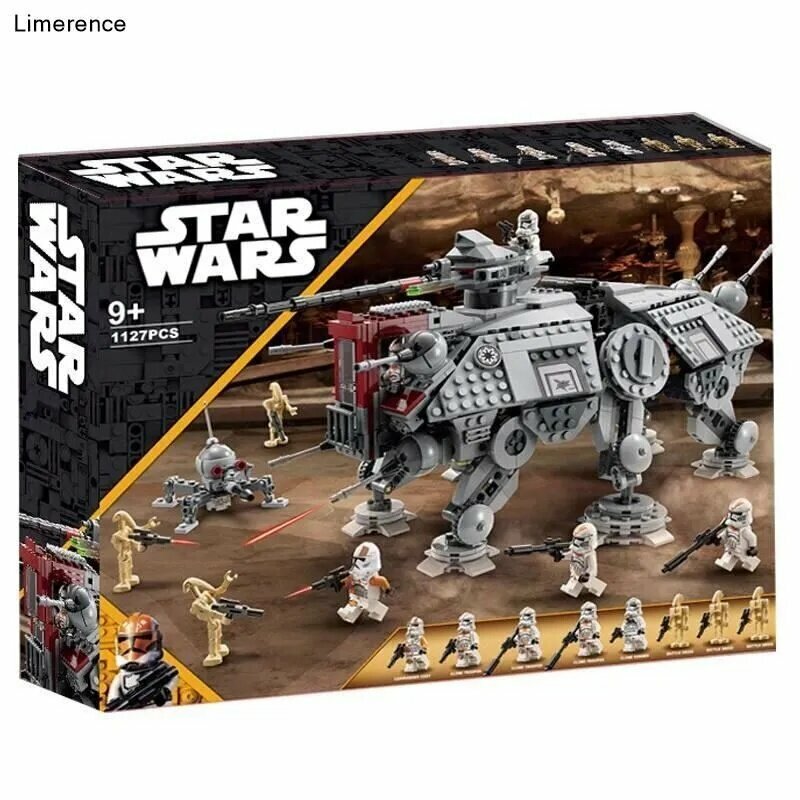 Конструктор Звездные войны Шагоход AT-TE сопоставим с Star wars 75337 (Без коробки)