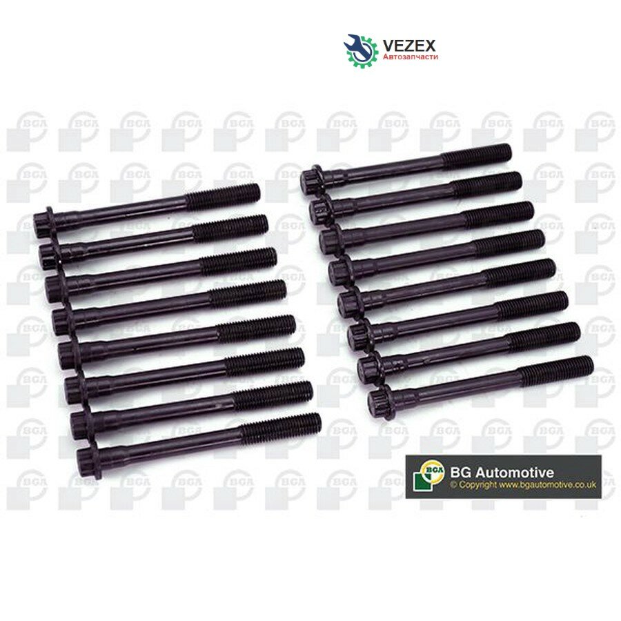BGA BK5330 к-кт болтов ГБЦ! 16шт.\ Toyota Harrier/Camry, Lexus RX300 3.0 1MZFE 94>