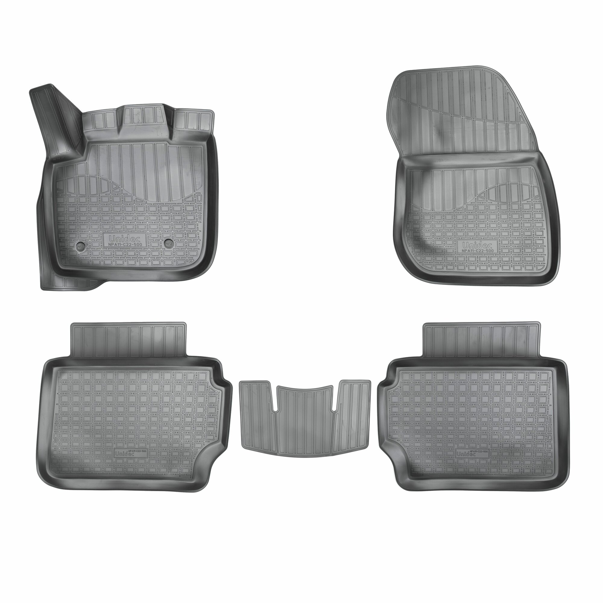 Коврики салона (полиуретан) Ford Mondeo V (2015) Ford Fusion III (2015) 3D