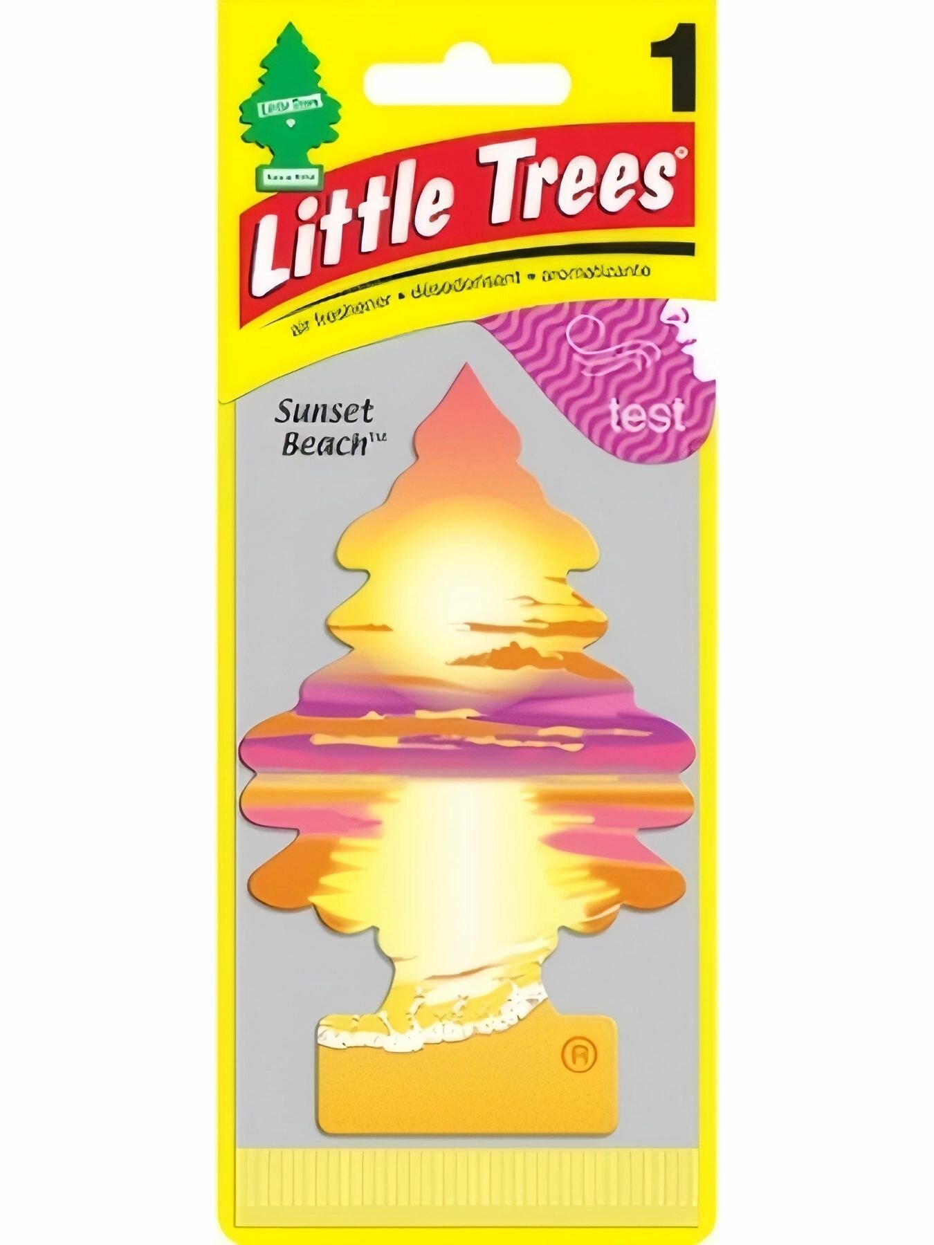 Ароматизатор CAR-FRESHNER Ёлочка Сансет Бич (17177)