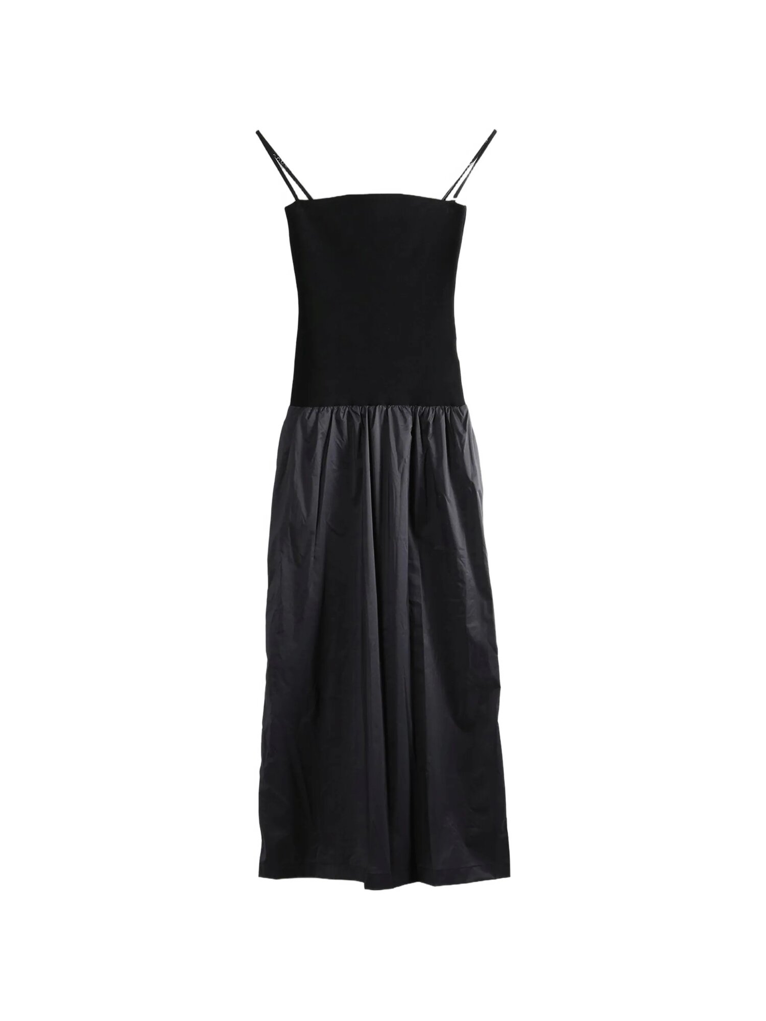 Платье Gathered-skirt spaghetti-strap dress