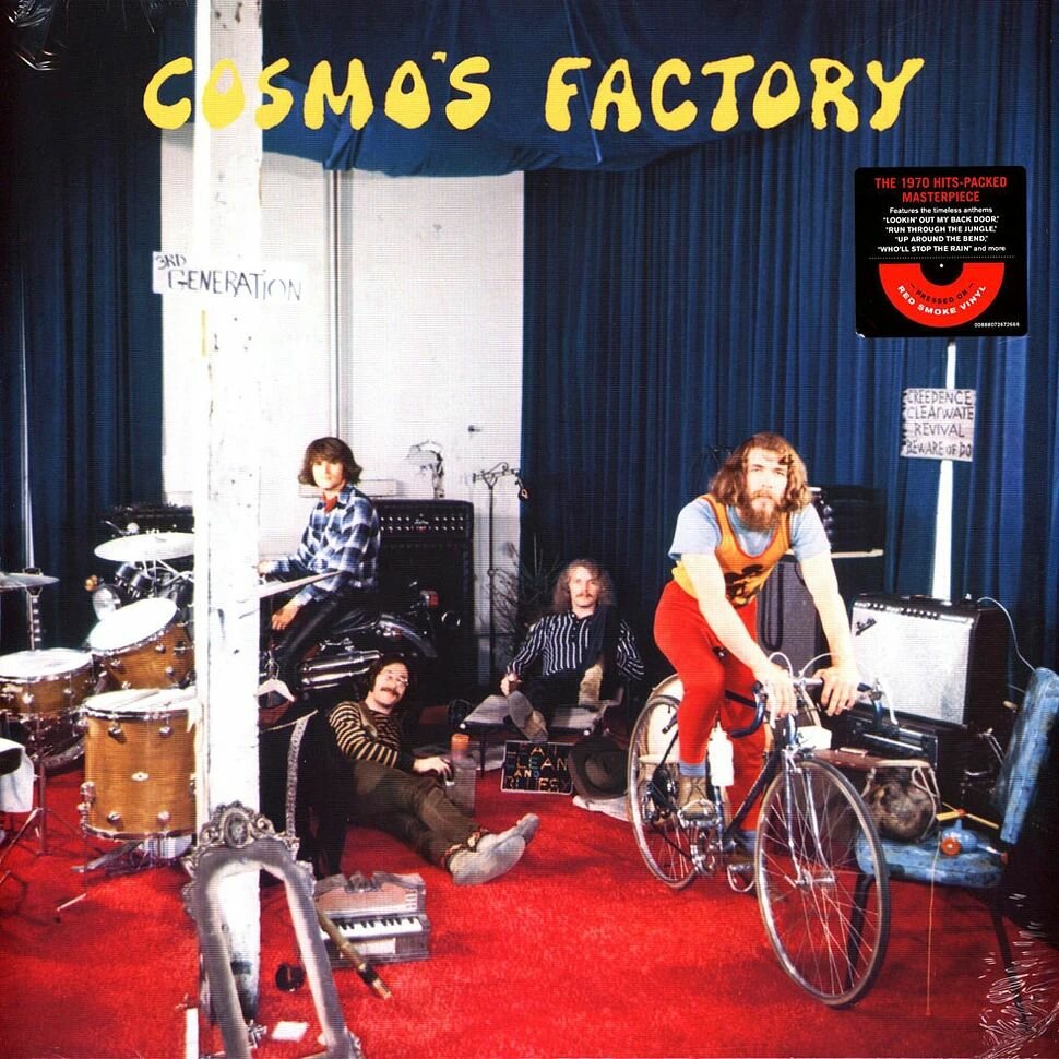 Creedence Clearwater Revival. Cosmo's Factory (LP Reissue/Red Vinyl/Виниловая пластинка)