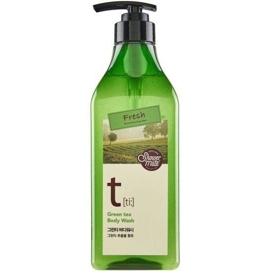 Гель для душа Kerasys Shower Mate Зеленый чай 550 мл