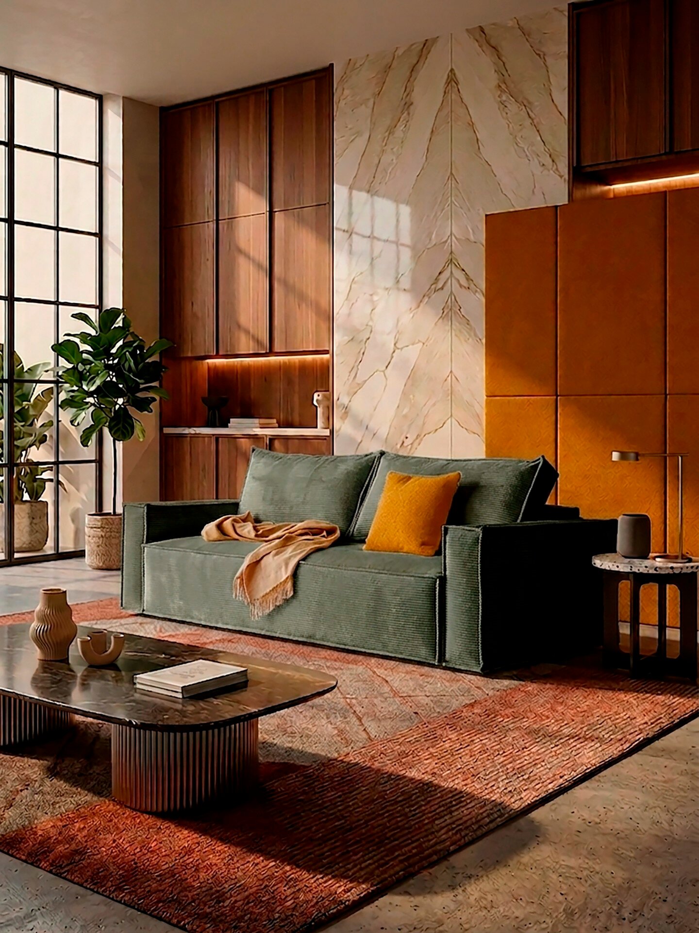 Диван Софт 3 Cilium Brown NOW 240x94x80 см, коричневый Вельвет, еврокнижка Фиеста