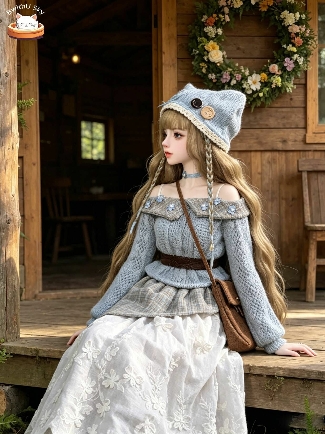 BwithUSky Seekly 1/4 BJD Кукла: Коллекционный образ в стиле уютной лесной феи