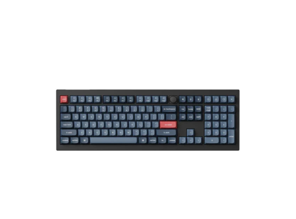 Клавиатура Keychron V6 Max RGB Brown Switch черный (V6M-D3)