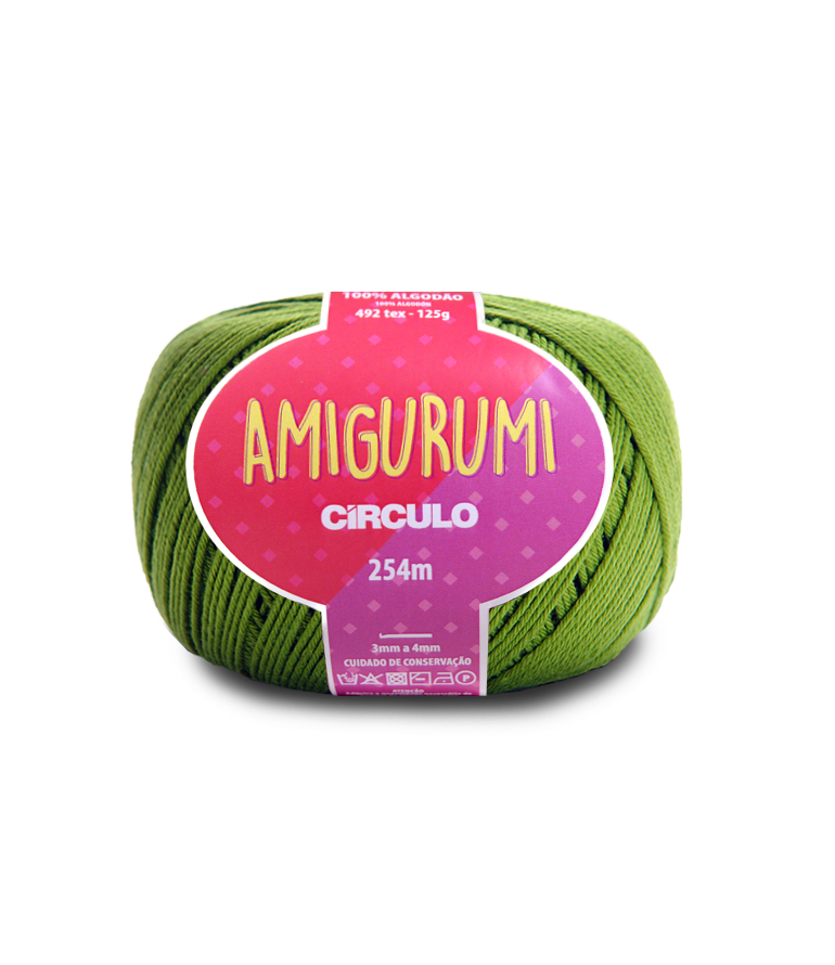 Пряжа CiRCULO AMIGURUM, 100 % мерсеризованный бразильский хлопок, 254 м, 150 г, цвет 5203