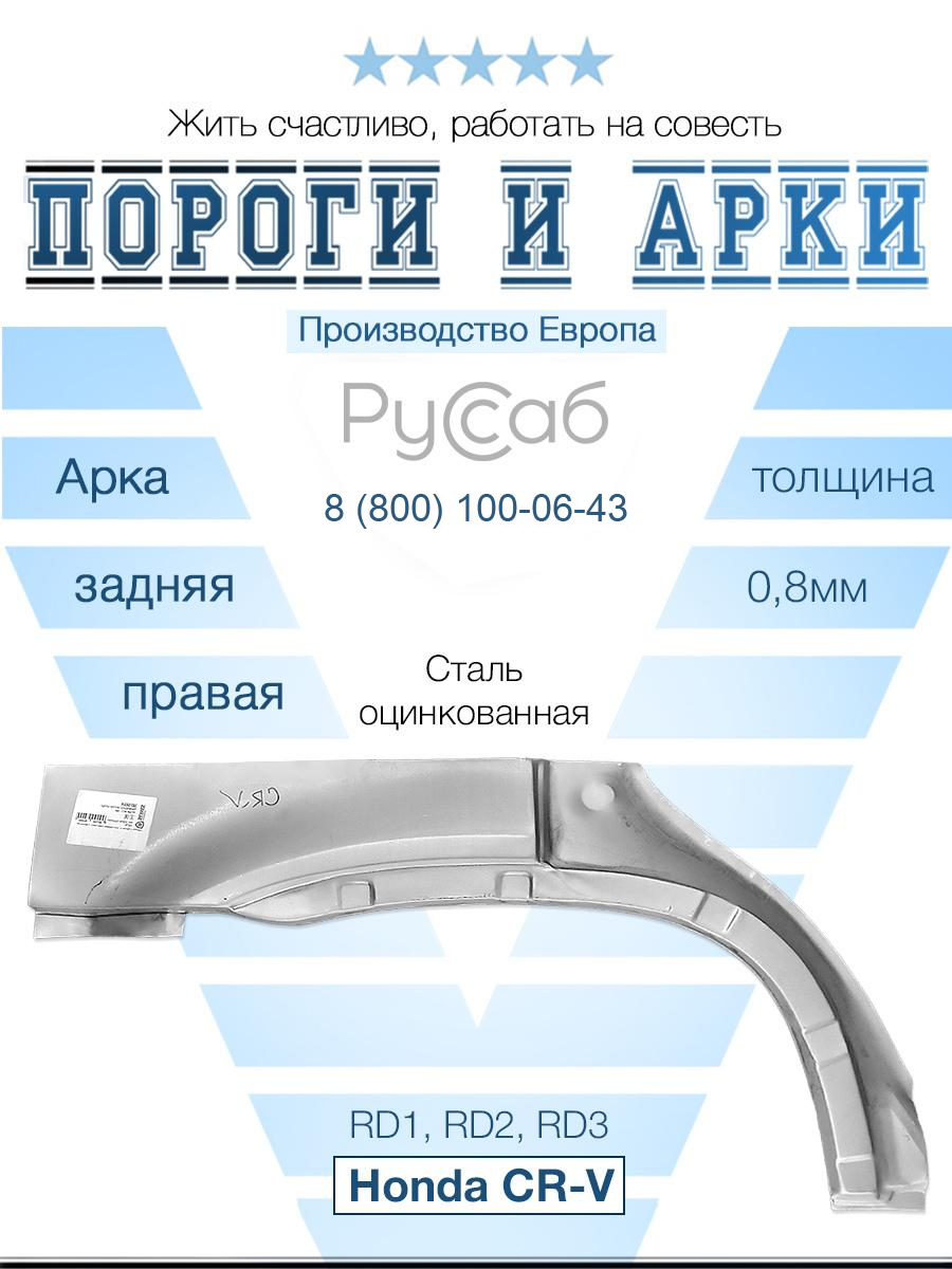Арка правая для Honda CR-V 1995-2001 (Polcar)