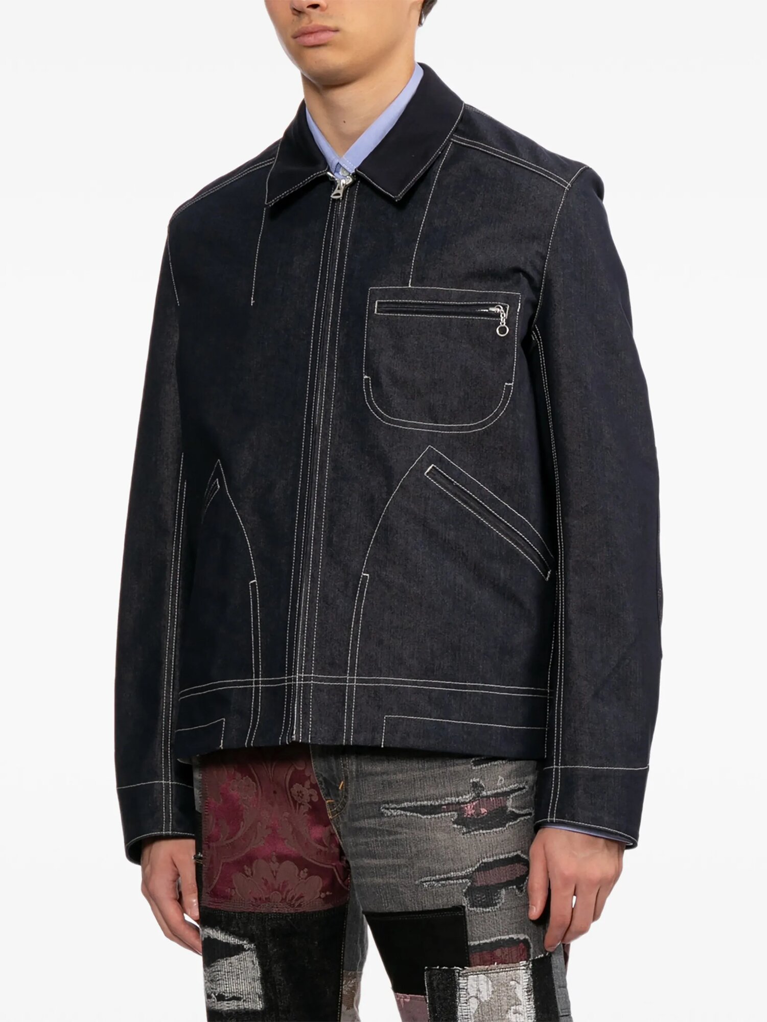 Куртка Junya Watanabe, размер 48, blue — фото 1