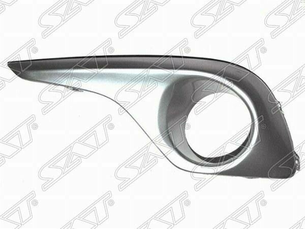Оправа ПТФ SAT ST-TYG3-219-2 Toyota Highlander 10-13 / Kluger V 10-13 Левая