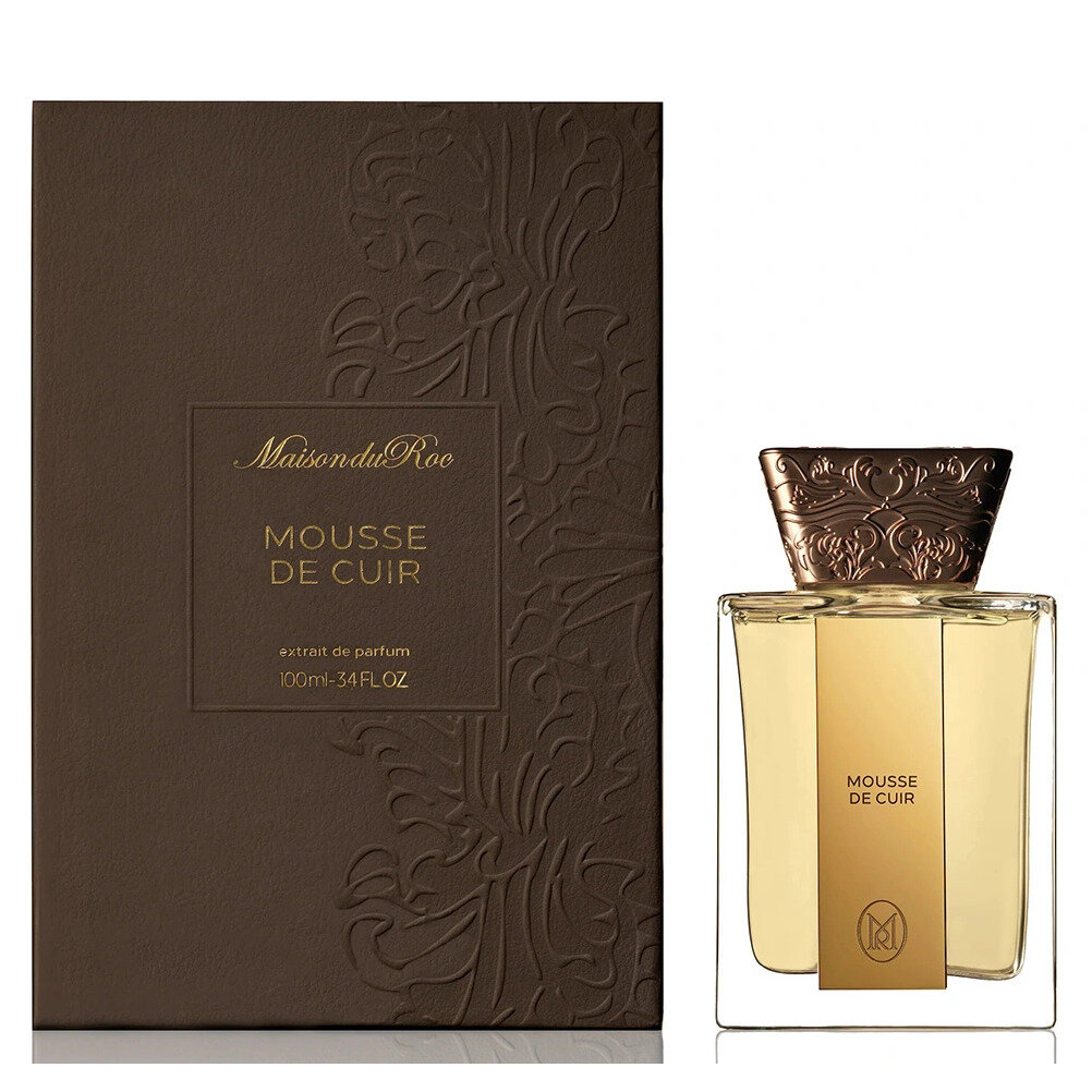 Духи для женщин и мужчин Maison Du Roc Mousse De Cuir 100 мл / Парфюм Мэзон Ду Рок Мус Де Кюир / Пена кожи