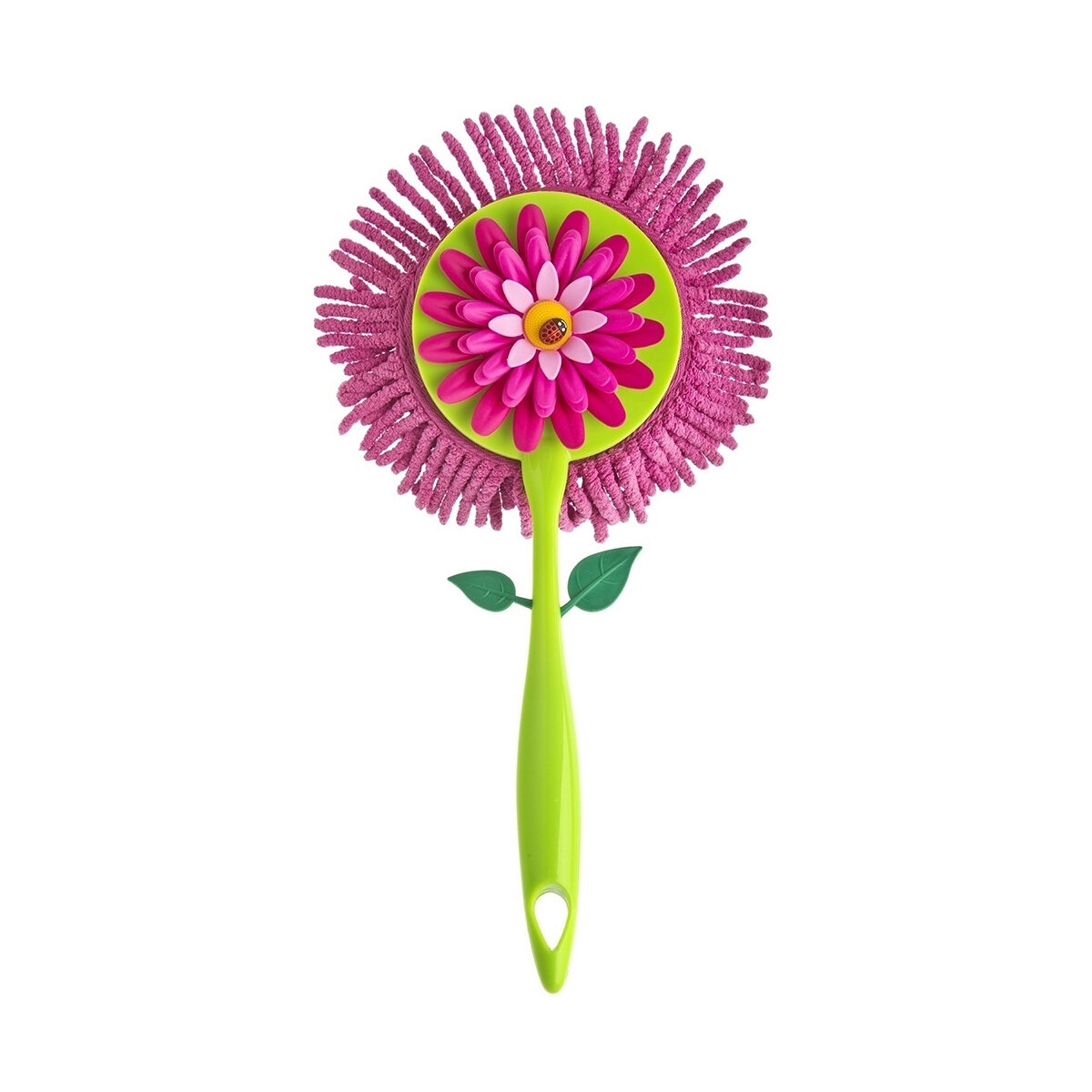 Щетка для удаления пыли Vigar "Flower Power", длина 28 см, пластик