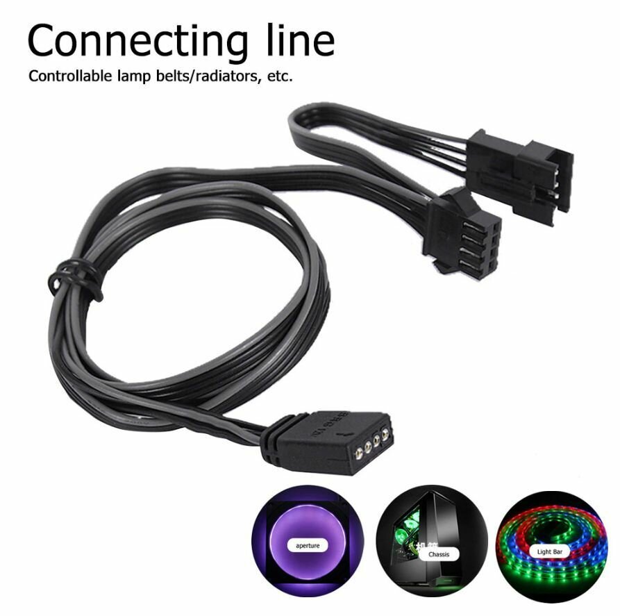 Переходник jst sm 4 pin мама/папа - 12v4pin RGB