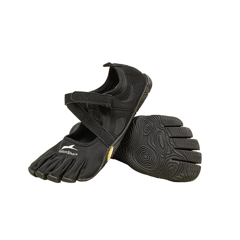 Обувь для йоги и пилатеса GallonShark Five Finger Barefoot, с регулируемыми 41, Черный, hei