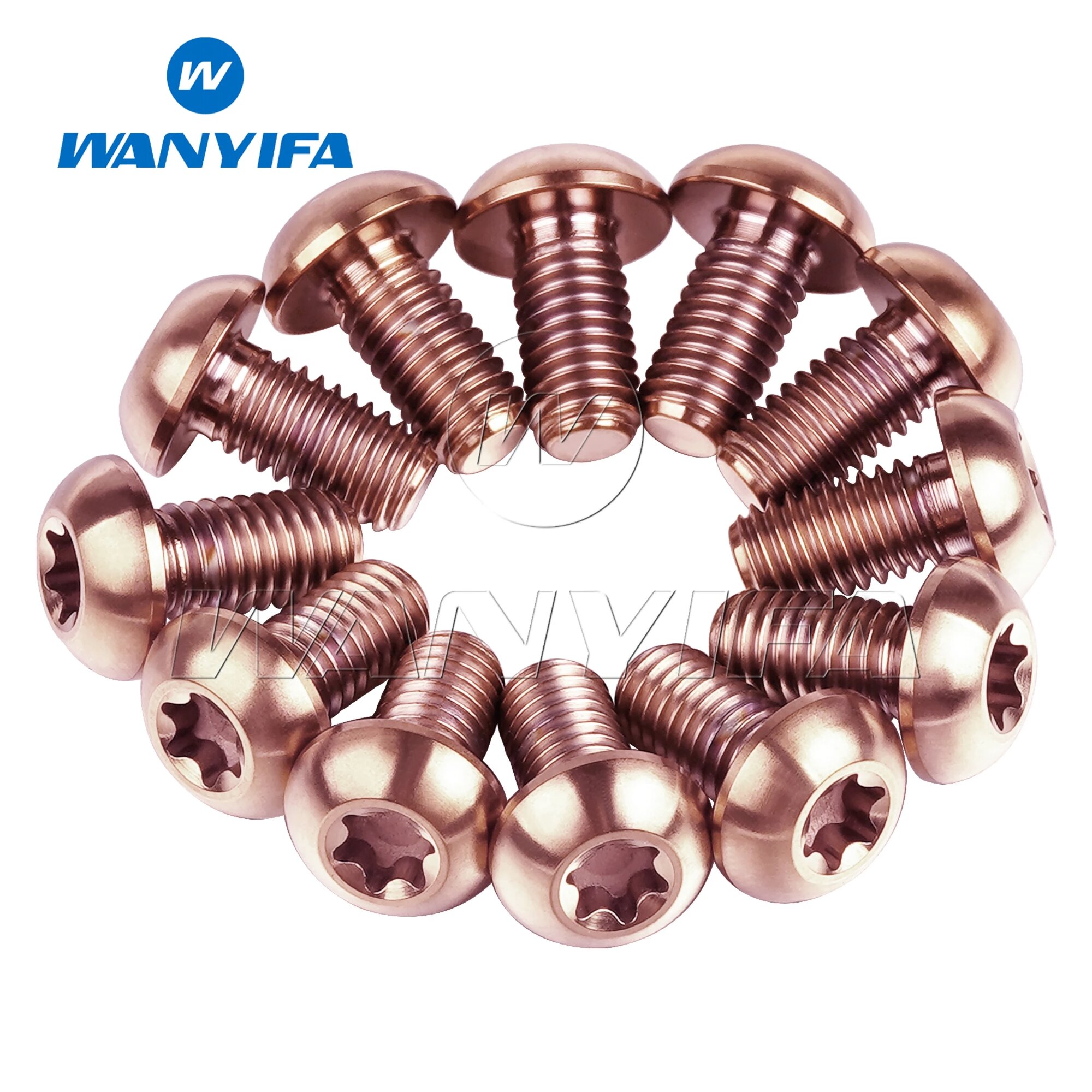Титан M5x10, бронзовые болты Wanyifa