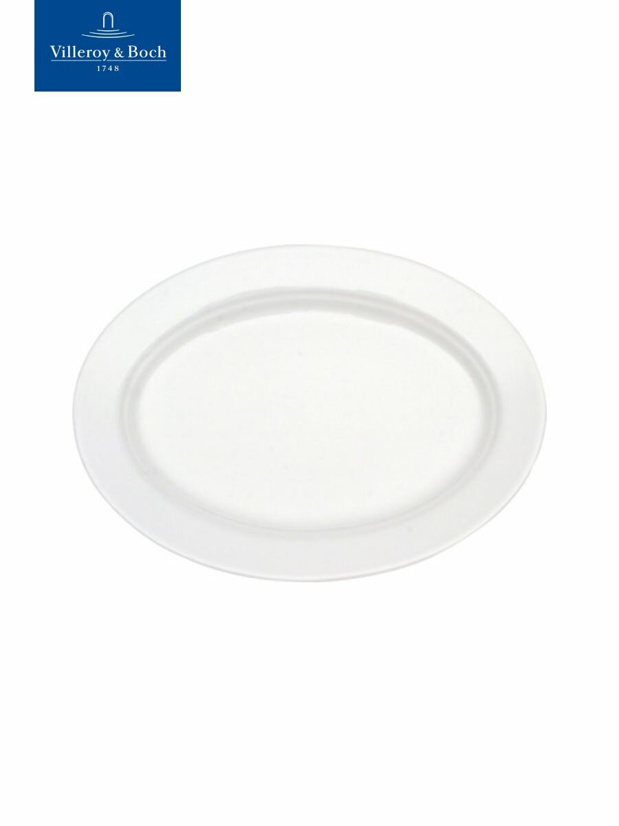Блюдо сервировочное, селедочница 21х17 см, Corpo White, Villeroy & Boch, Премиум-Фарфор