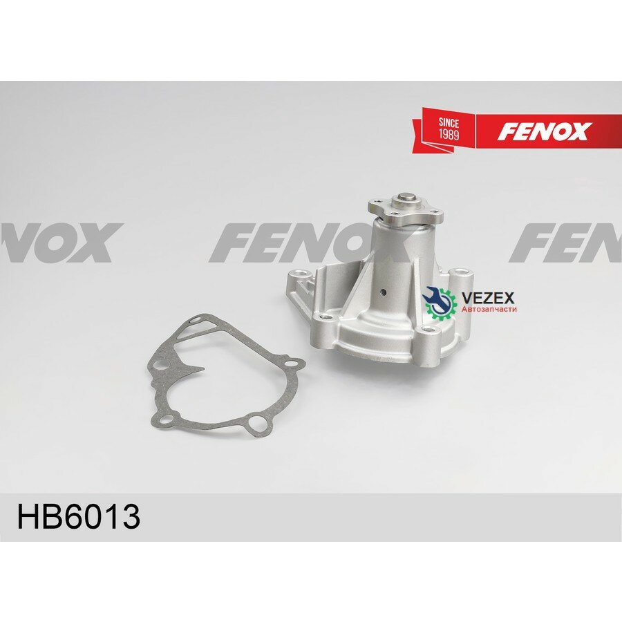 FENOX HB6013 Насос водяной Hyundai Accent/Elantra. Kia Rio/Cerato 1.4-1.6i 16V 95> HB6013