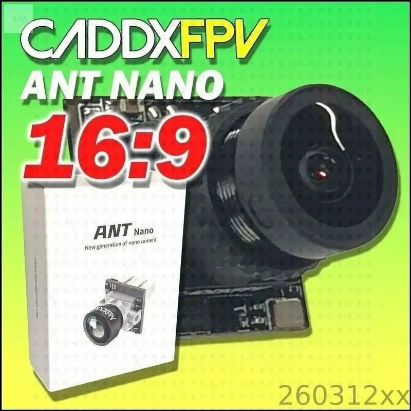 F, P, V камера Caddx ANT Nano 16:9 1200TVL