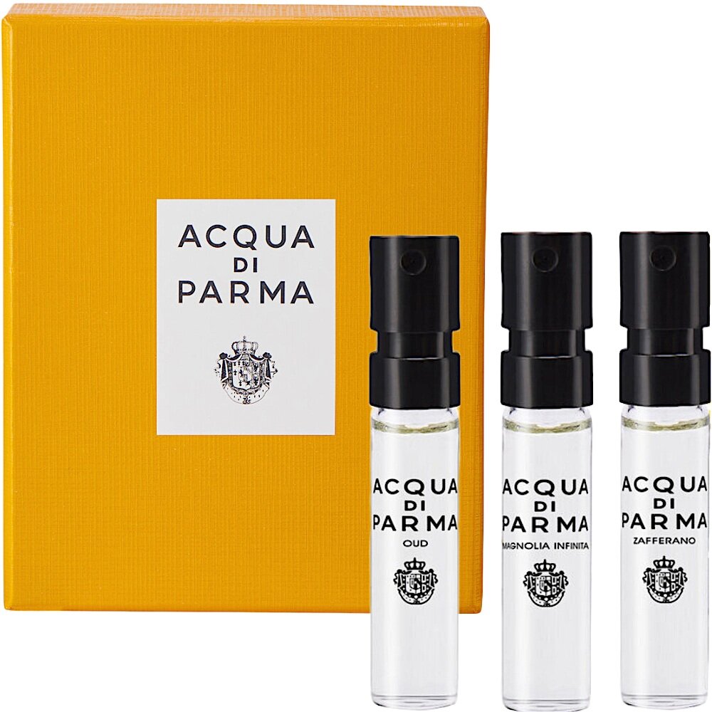 ACQUA DI PARMA Набор Magnolia Infinita + Oud + Zafferano 3х5 мл парфюмерная вода унисекс, цветочные