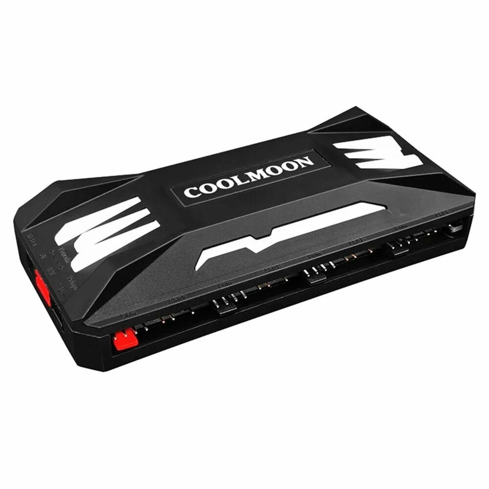 Контроллер P-ARGB от COOLMOON с интеллектуальным PWM-температурным регулированием, поддержкой 5V ARGB-синхронизации и беспроводным пультом управления