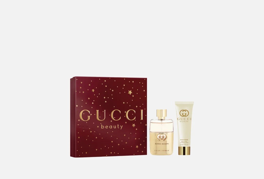 GUCCI GUILTY POUR FEMME подарочный парфюмерный набор 2 шт