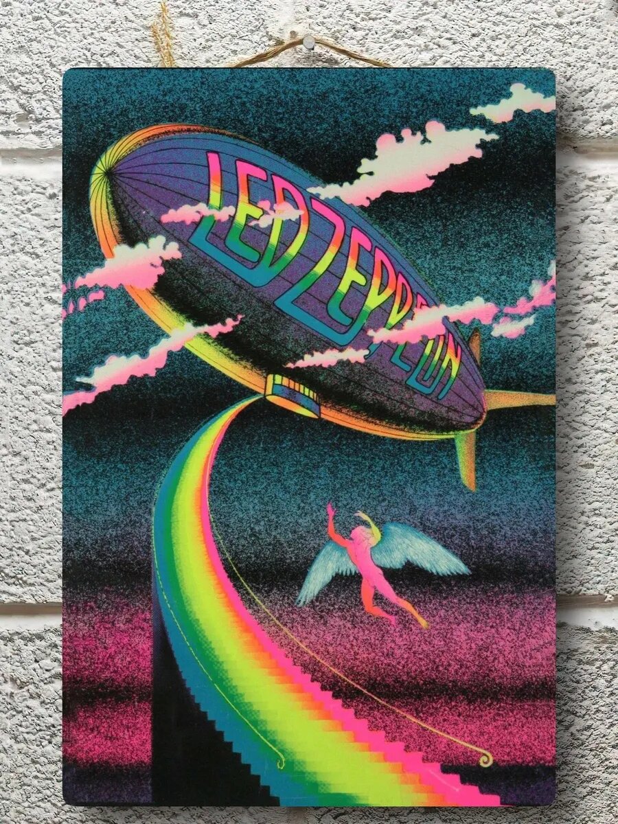Постер "Led Zeppelin", 30 см х 20 см