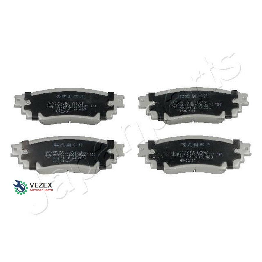 JAPANPARTS PP-234AF Колодки тормозные задние