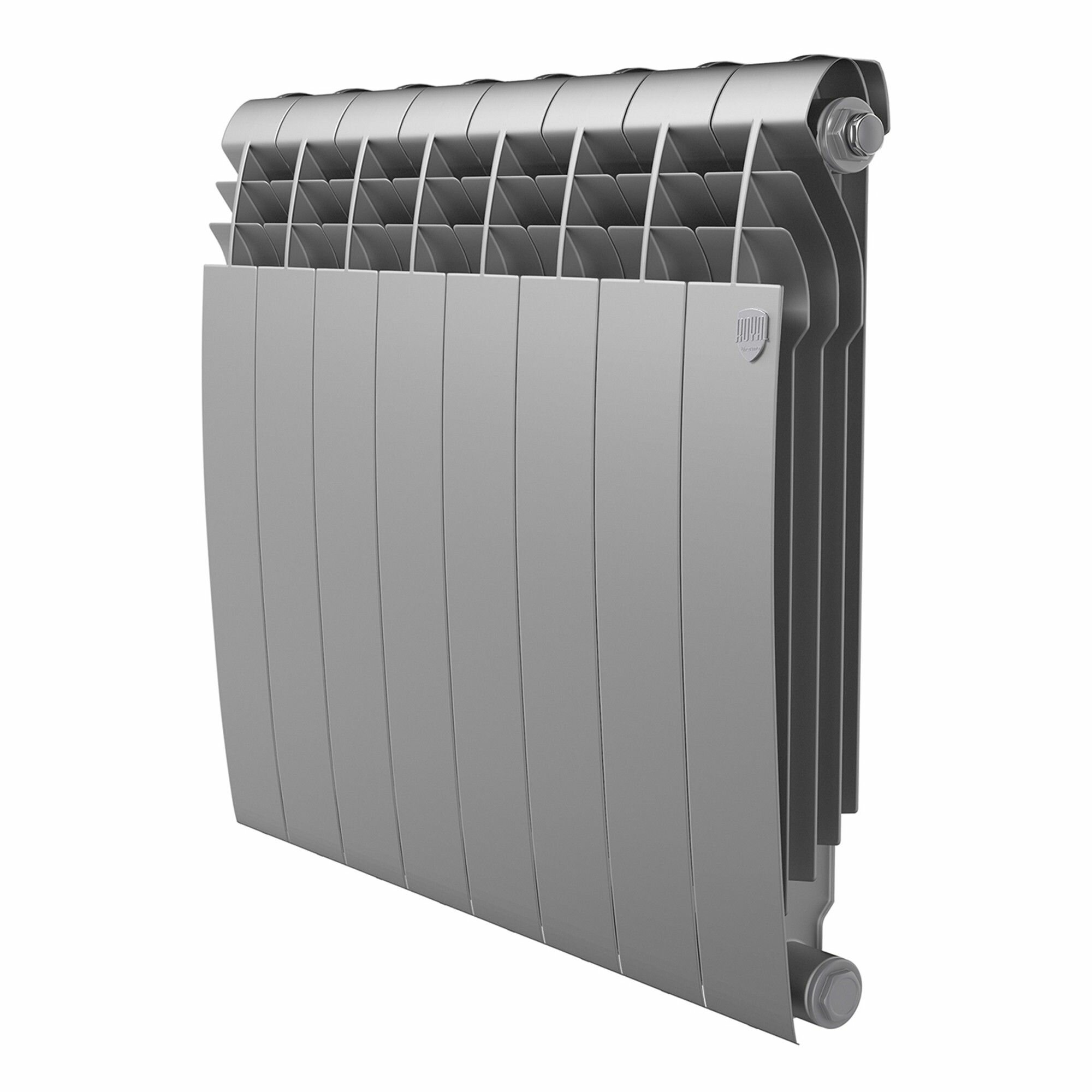 Радиатор биметалл Royal Thermo BiLiner 500 Silver Satin - 8 секц.