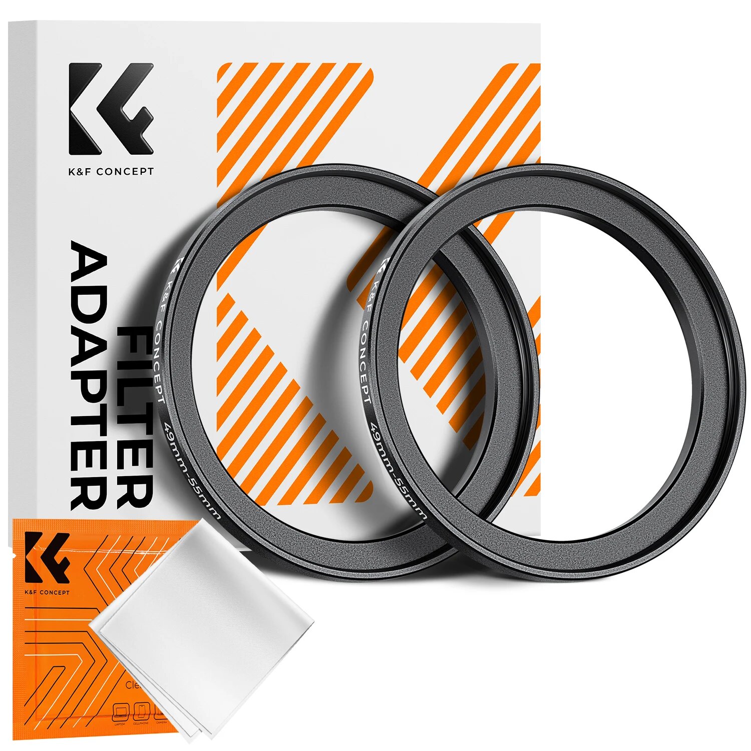 K&F CONCEPT Адаптер кольца фильтра 49-55mm