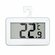 Белый термогигрометр с золотой ручкой, 22.9°C
