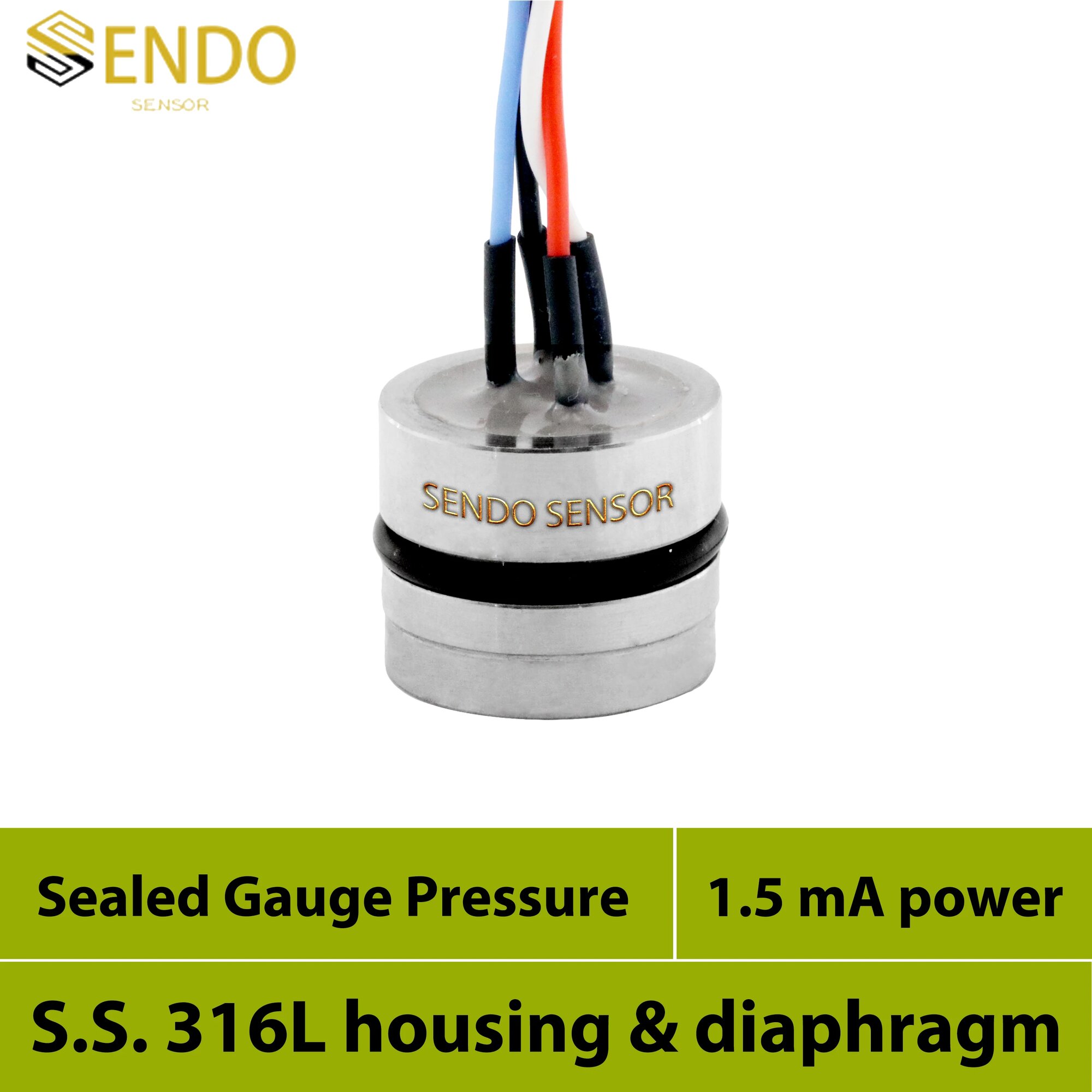 Датчик давления SENDO SENSOR SS100 10bar abs, 1.5mA supply