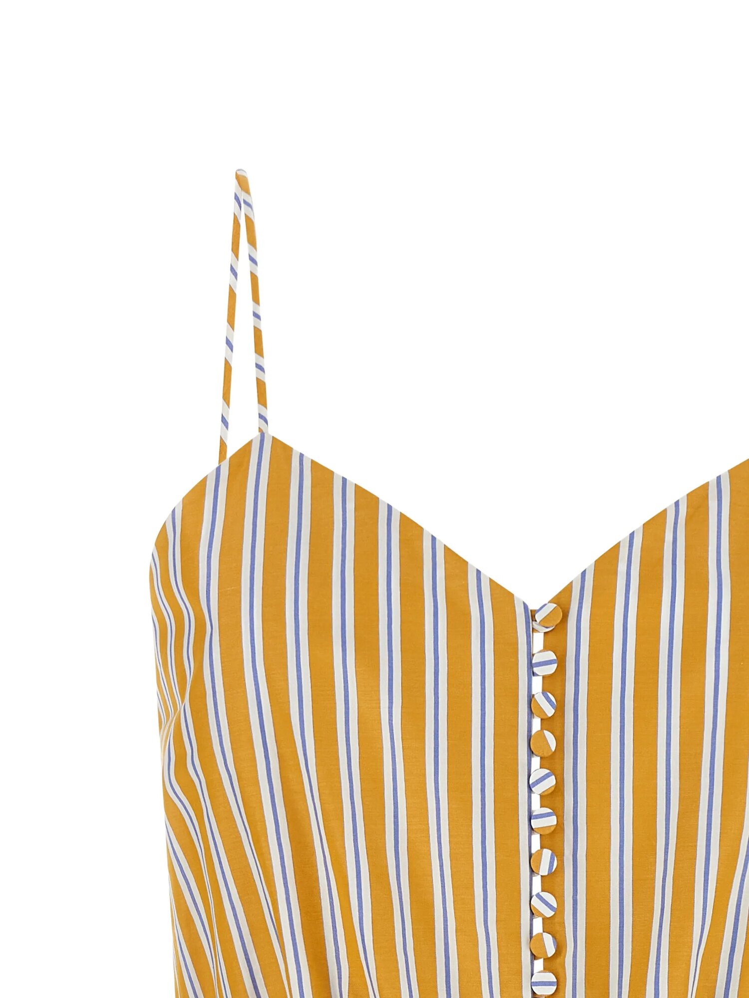 Комбинезон THE ANDAMANE Celeste striped playsuit, размер 42, yellow — фото 1