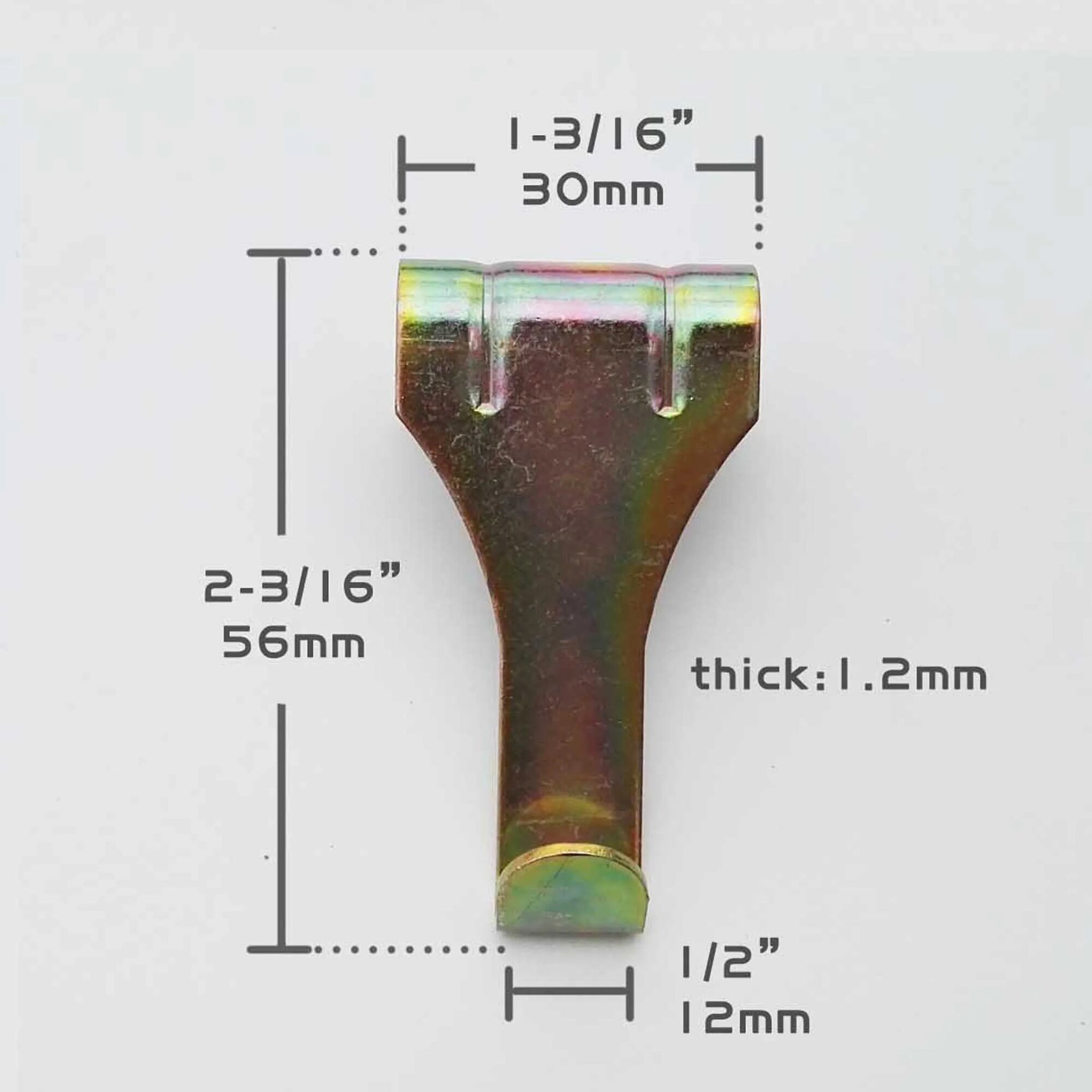 5 шт. стальные металлические направляющие HZYUEGOU для фоторамки 0,7-1,2 мм C thick 1.2mm